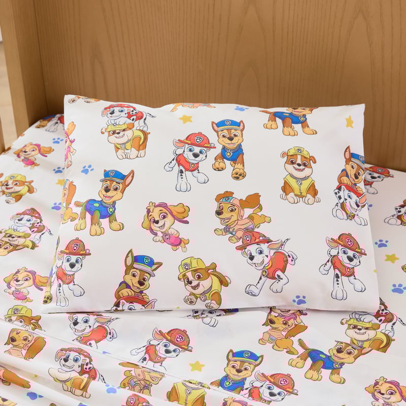 Adairs Kids - Paramount Paw Patrol White Sheet Set | Adairs