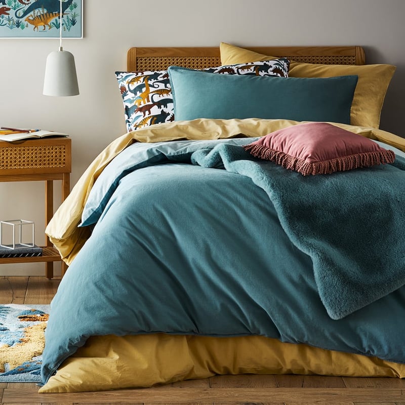 Goldie Velvet Raspberry Cushion | Adairs