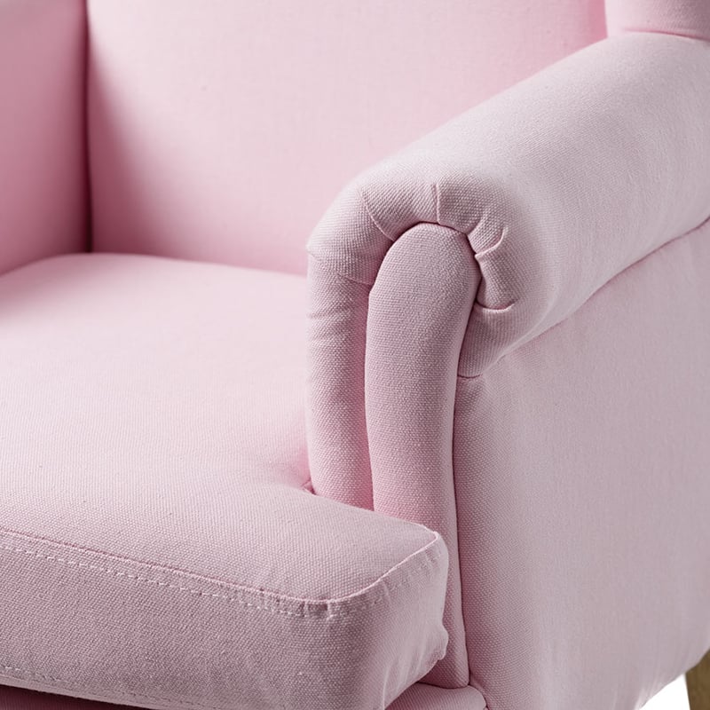 Draper Soft Pink Chair | Adairs