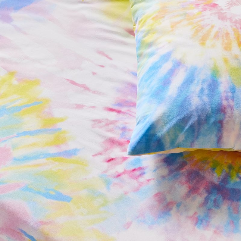 Tye-Dye Organic Cotton Gelati Cot Fitted Sheet Set | Adairs