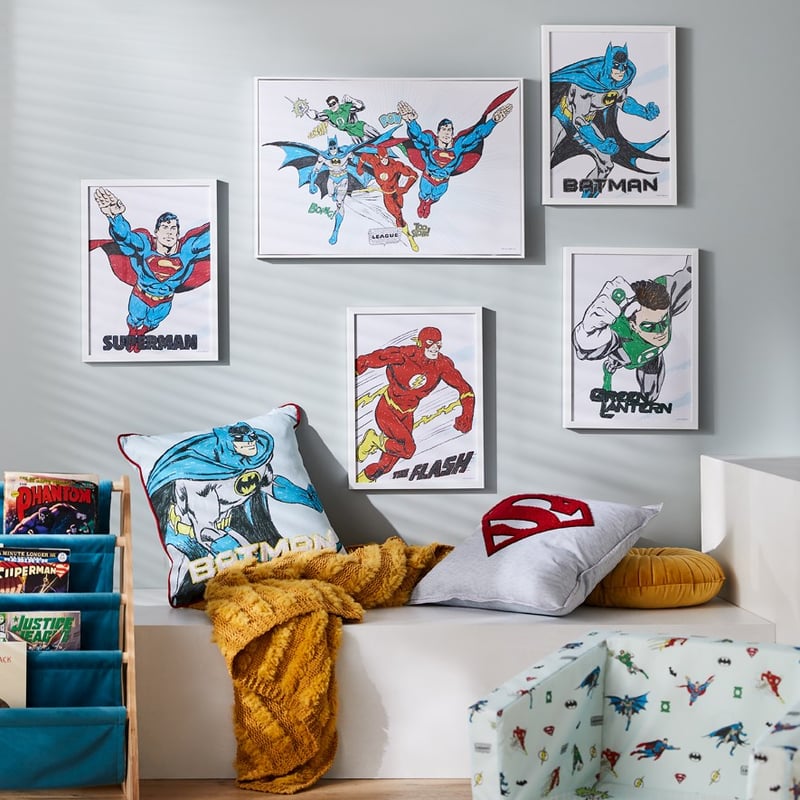 superhero wall murals