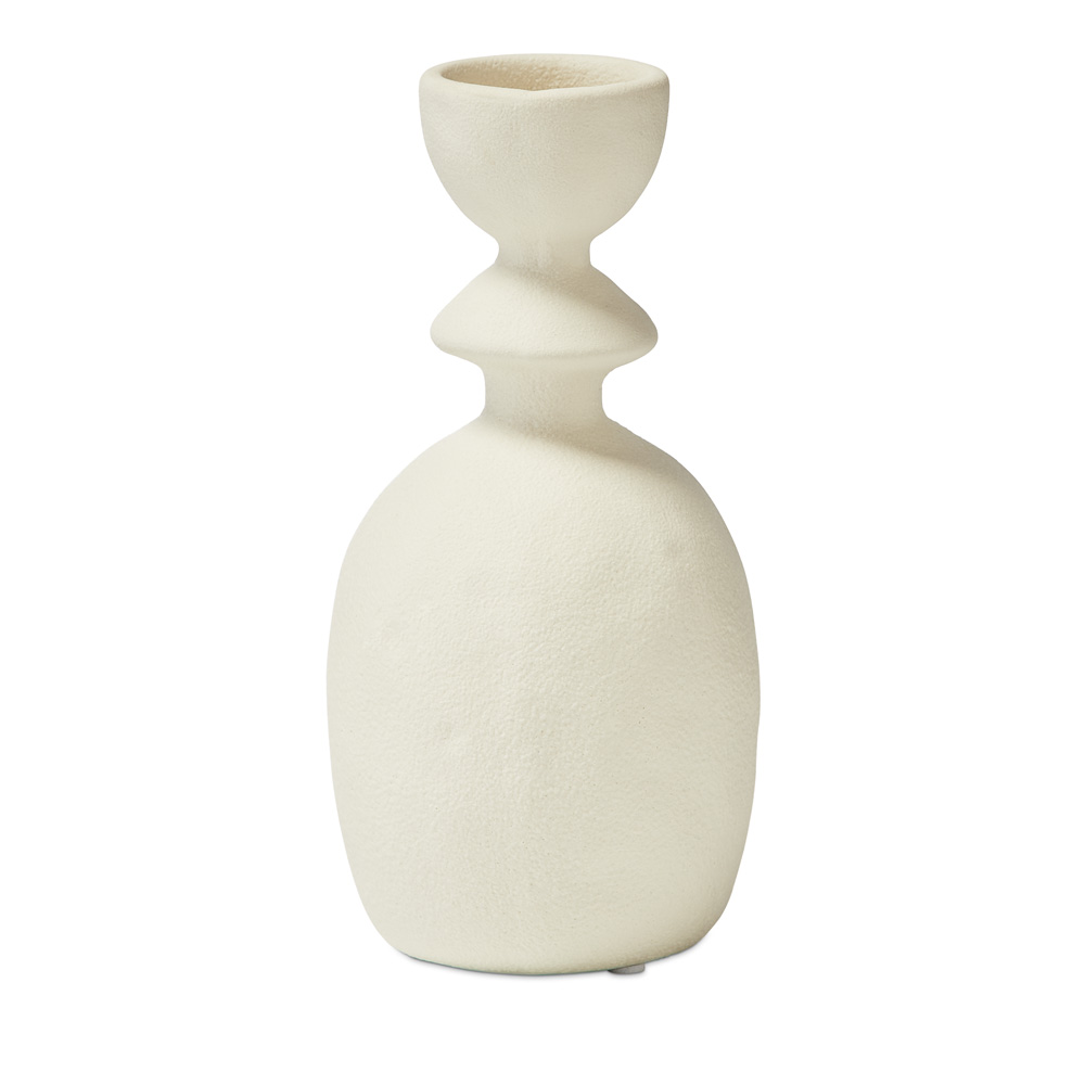 Totem Medium White Vase | Adairs