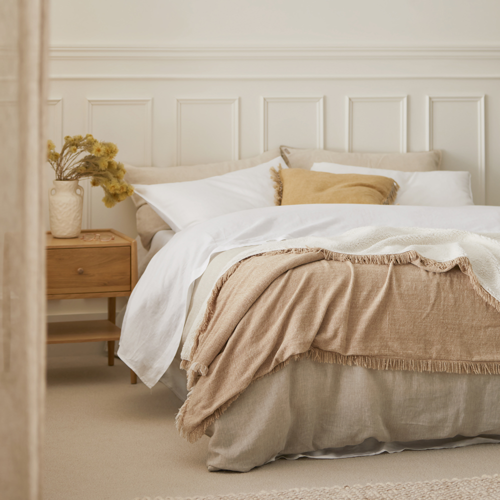 Sweden Natural Throw | Adairs