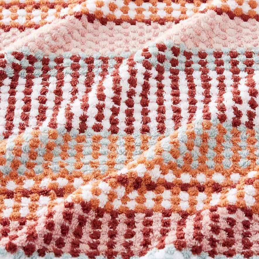 European Harper Rust Multi Turkish Cotton Towel Range | Adairs