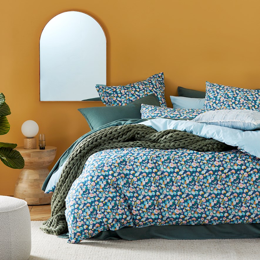 Confetti Floral Multi Quilt Cover Set + Pillowcases | Adairs