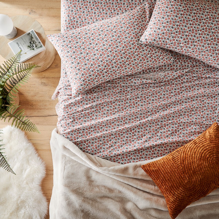 Printed Tuscan Daisy Sheet Set + Pillowcases | Adairs