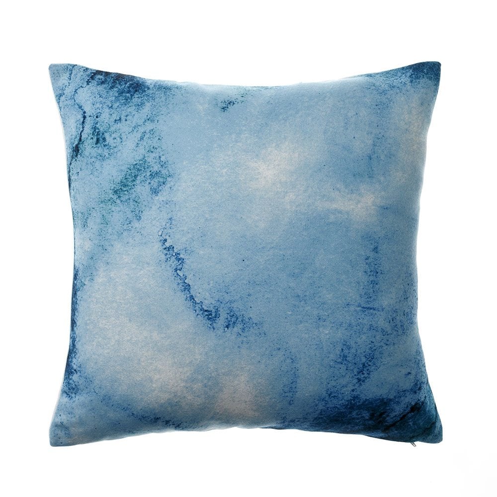 Canyon Watercolour Mint Cushion | Adairs