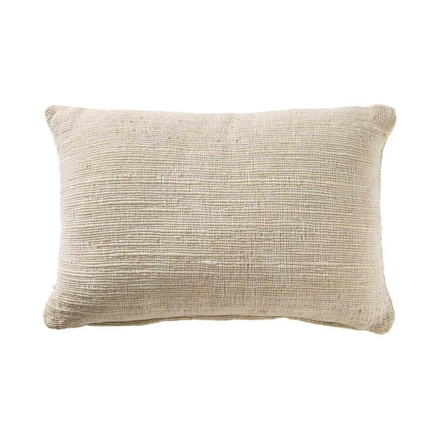 Caspian White Long Cushion | Adairs