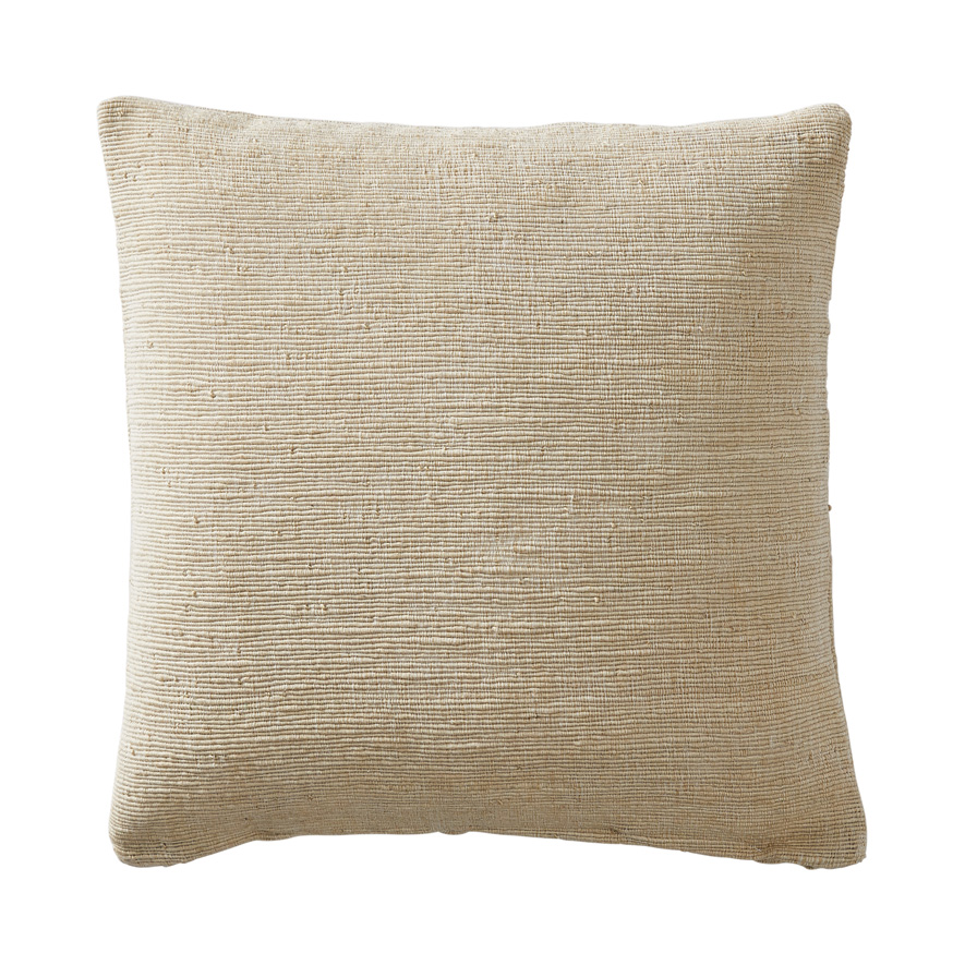 Caspian Natural & White Cushion | Adairs