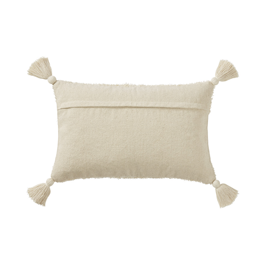 Skyler Natural Tufted Long Cushion | Adairs