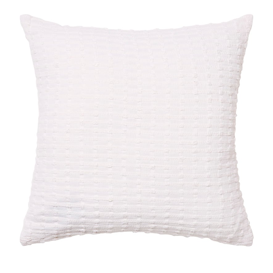 Addison White Linen Cushion | Adairs