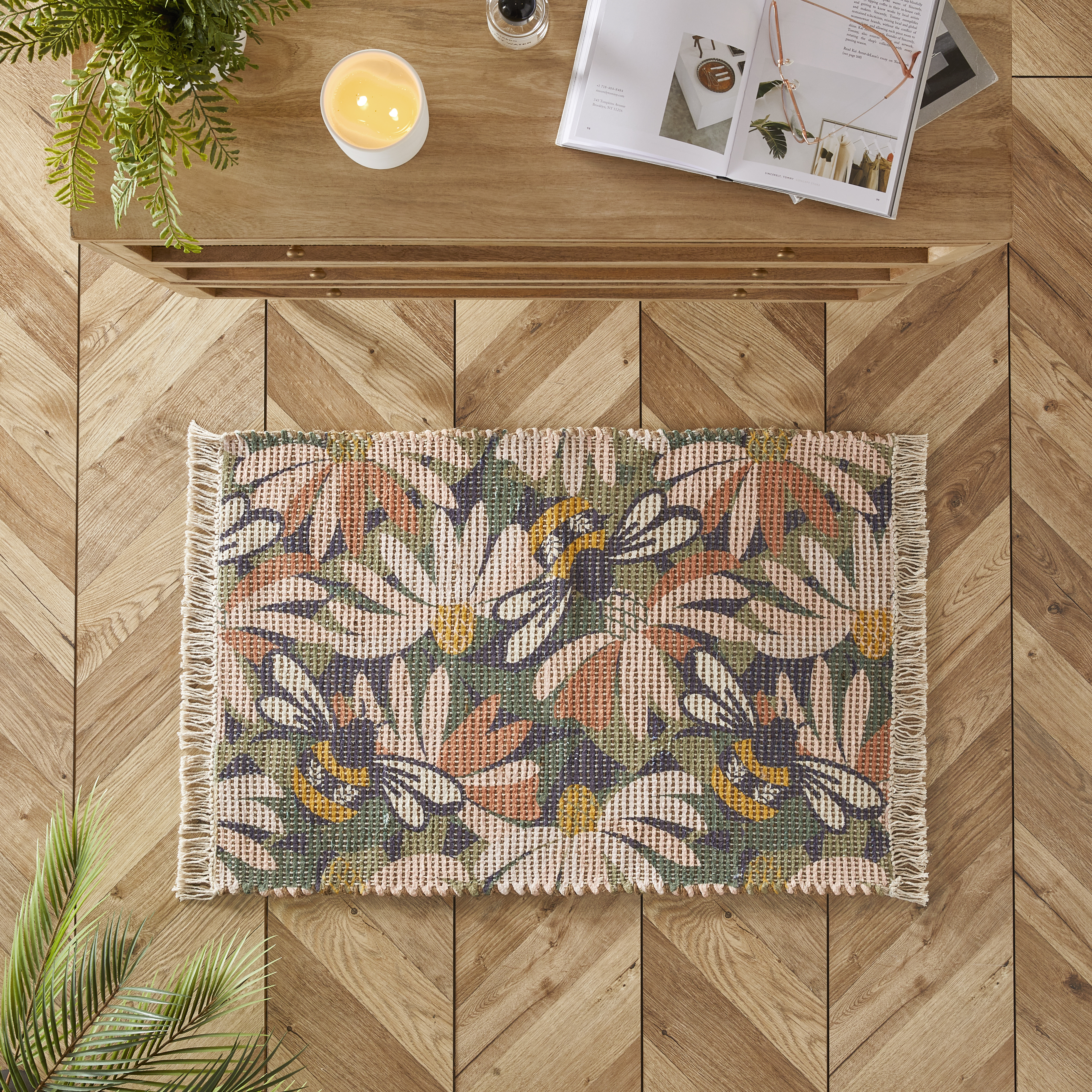 Monte Honey Bee Indoor Mat | Adairs