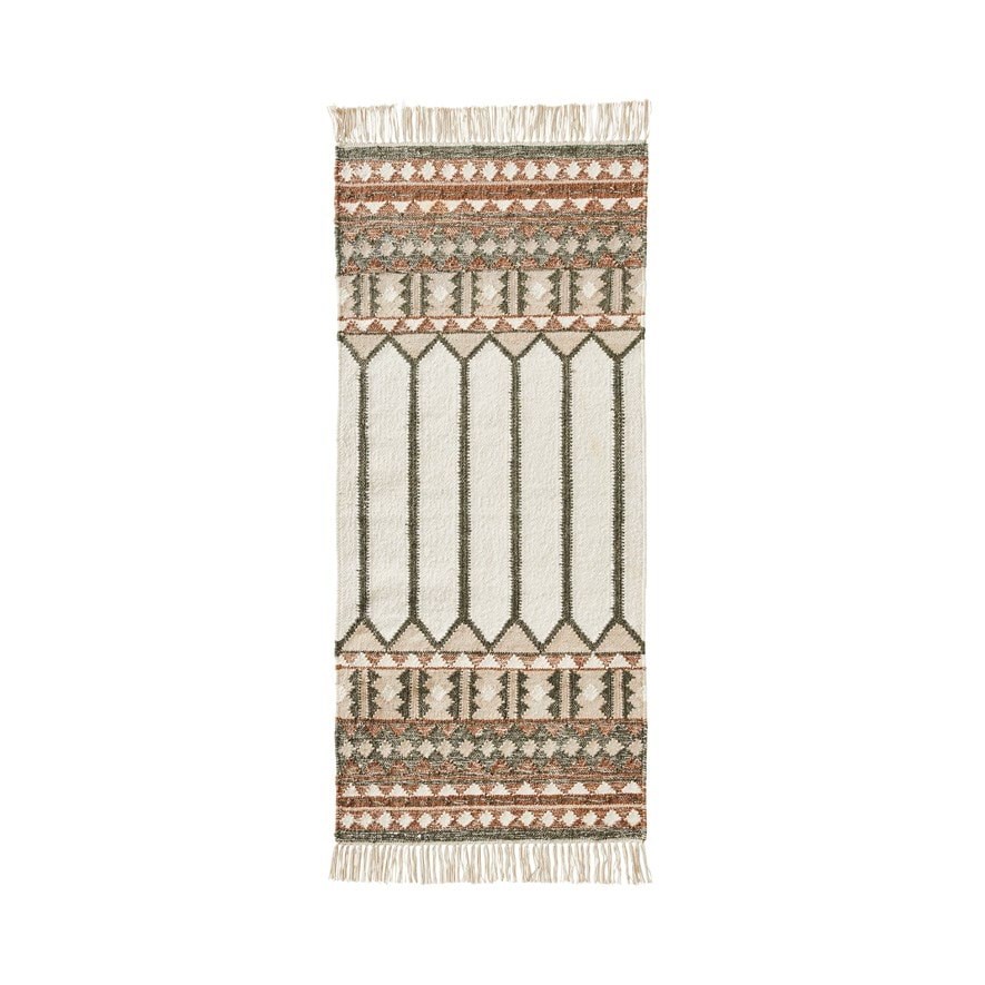 Coleman Natural & Forest Rug Runner | Adairs