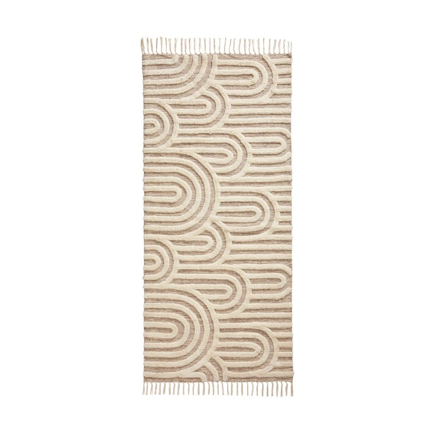 Archie Natural & Ivory Rug Runner | Adairs