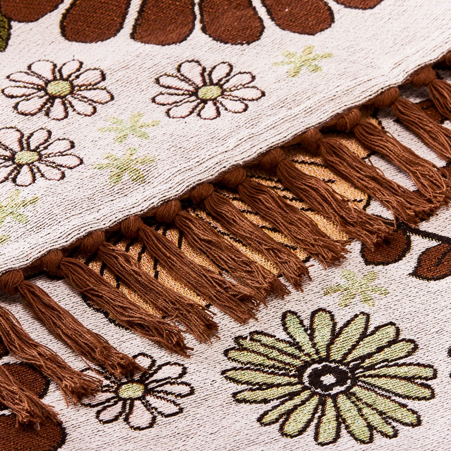 Retro Floral Multi Tapestry Throw | Adairs