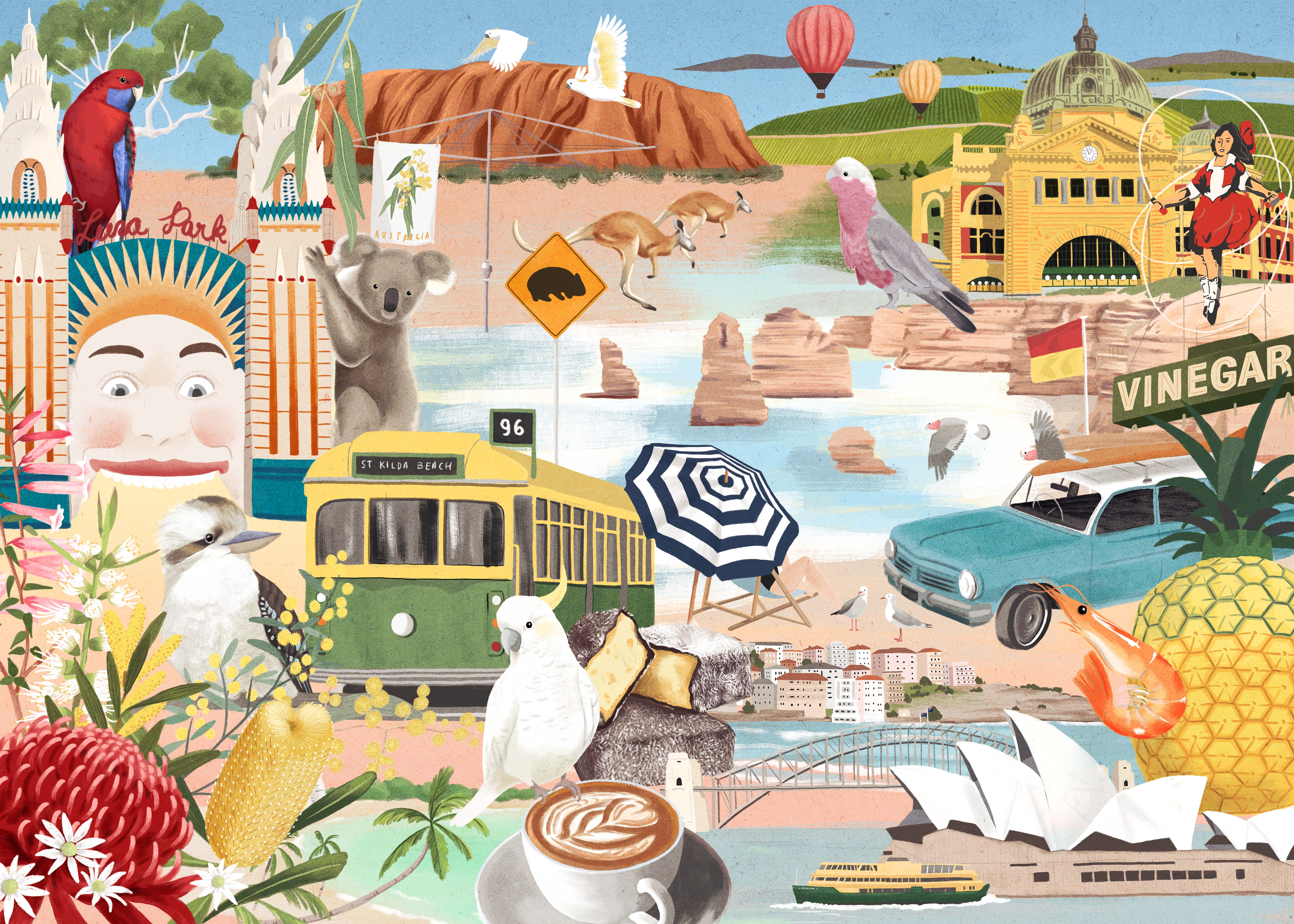 1000 Piece Australia Jigsaw Puzzle | Adairs