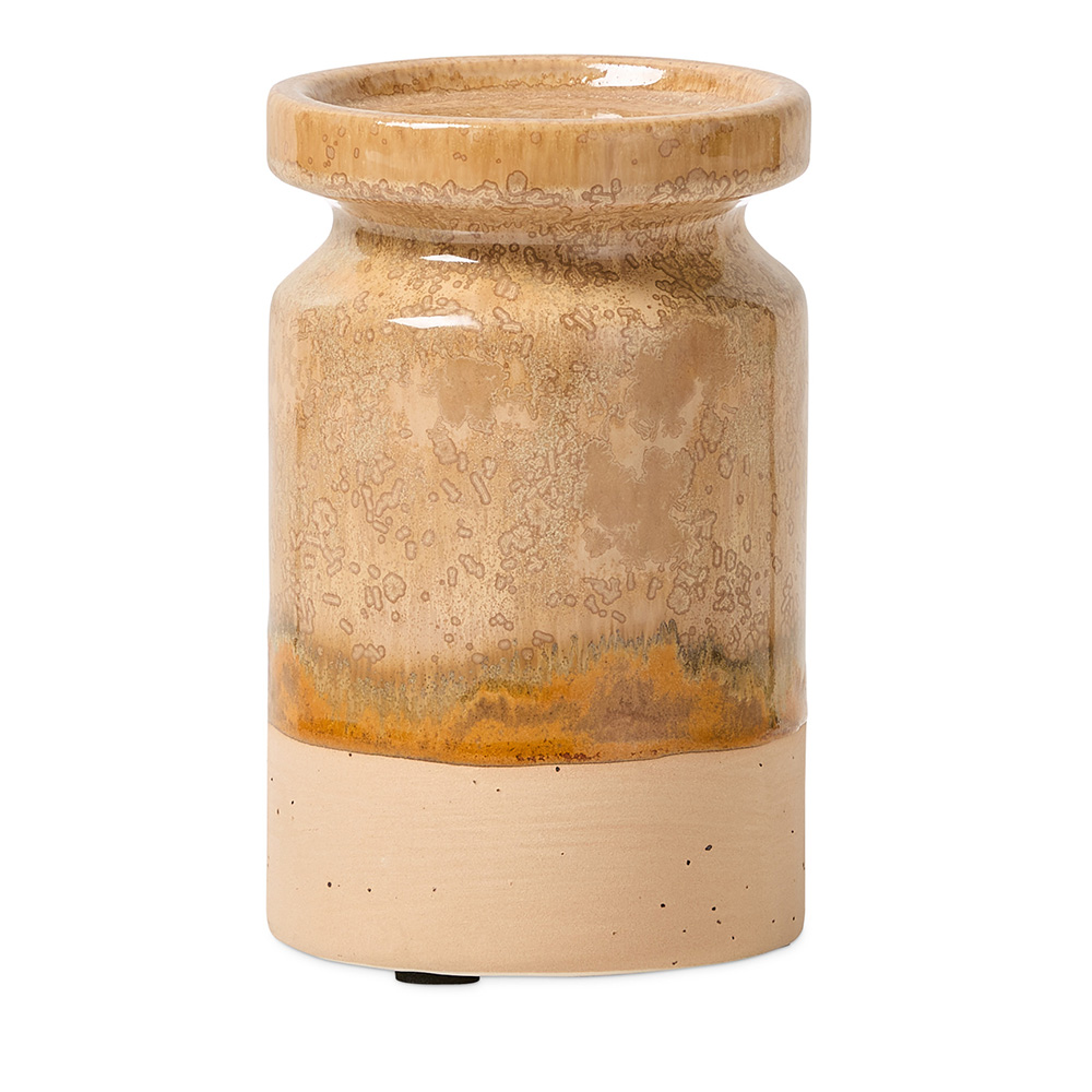 Mist Reactive Amber Candlestick | Adairs