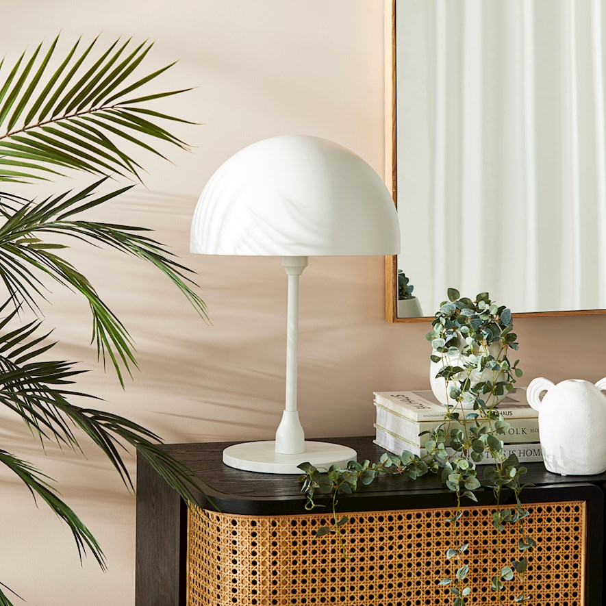 Mushroom White Table Light | Adairs