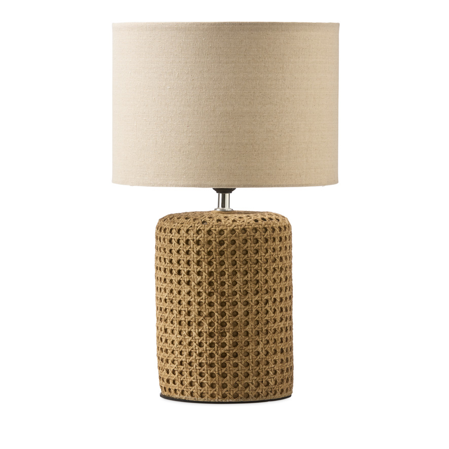 Bahama Natural & Linen Table Light | Adairs