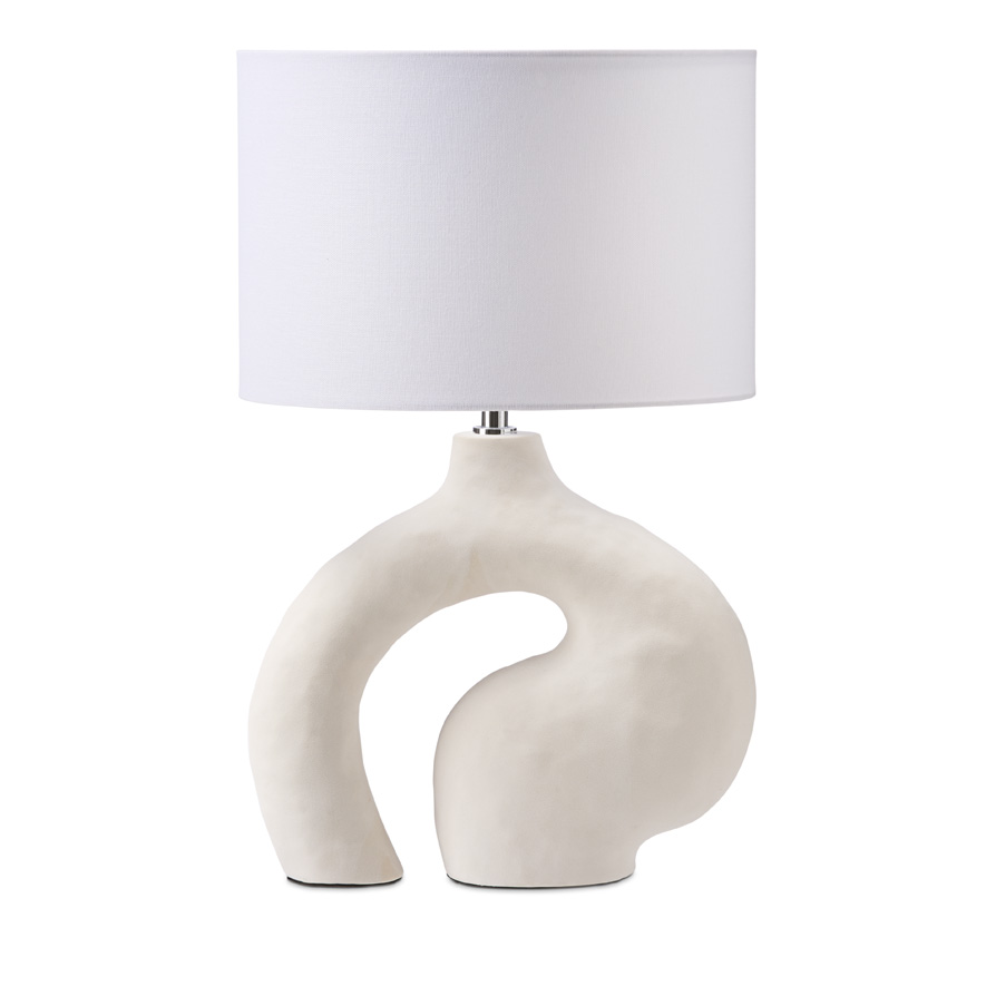 Moma Ivory Table Light | Adairs