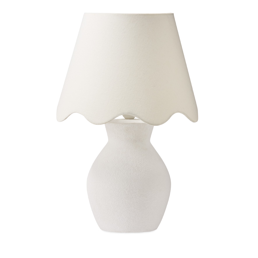 Scallop White Table Light | Adairs
