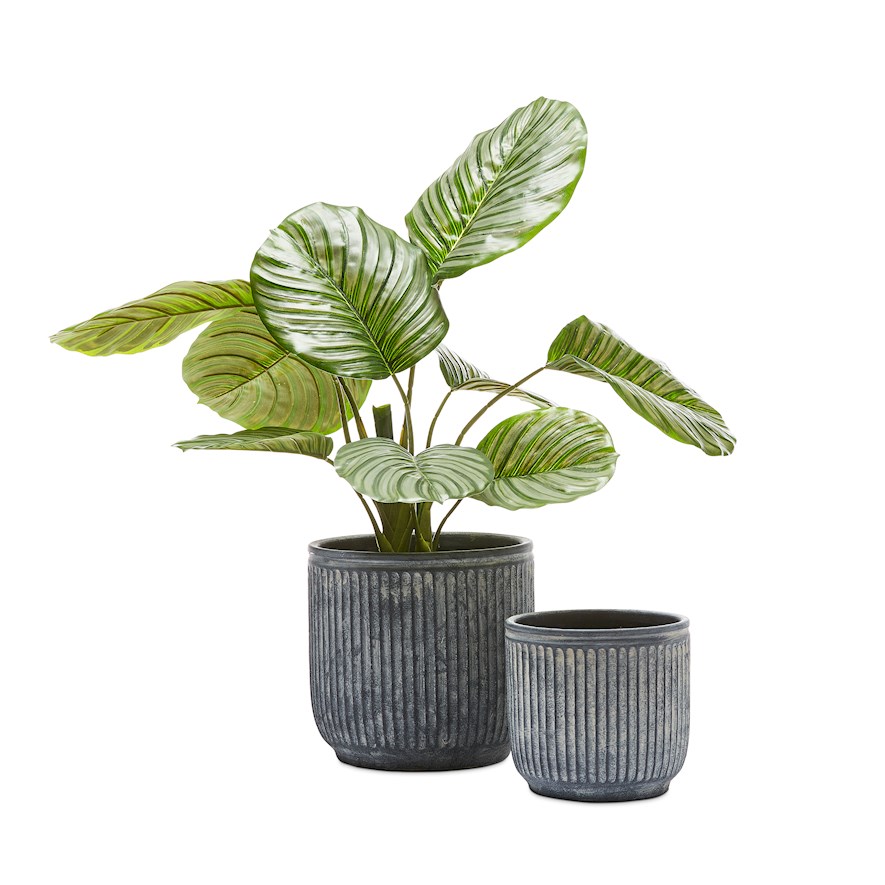 Provincial Slate Blue Pot | Adairs