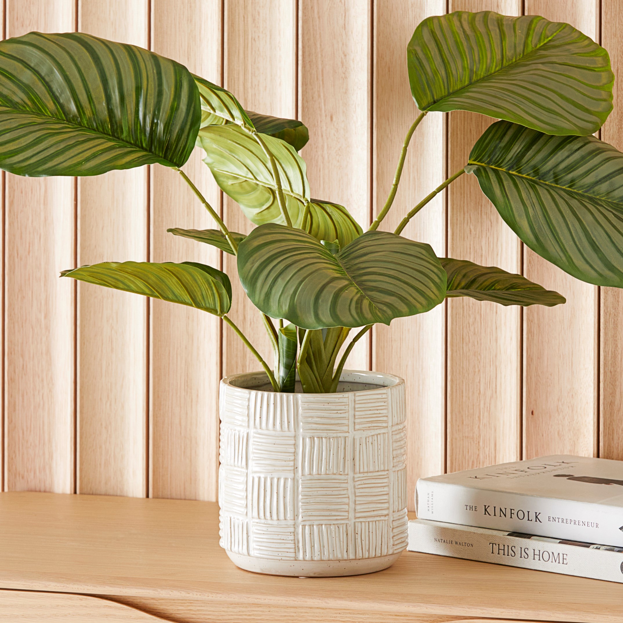 Checkmate White Pot | Adairs