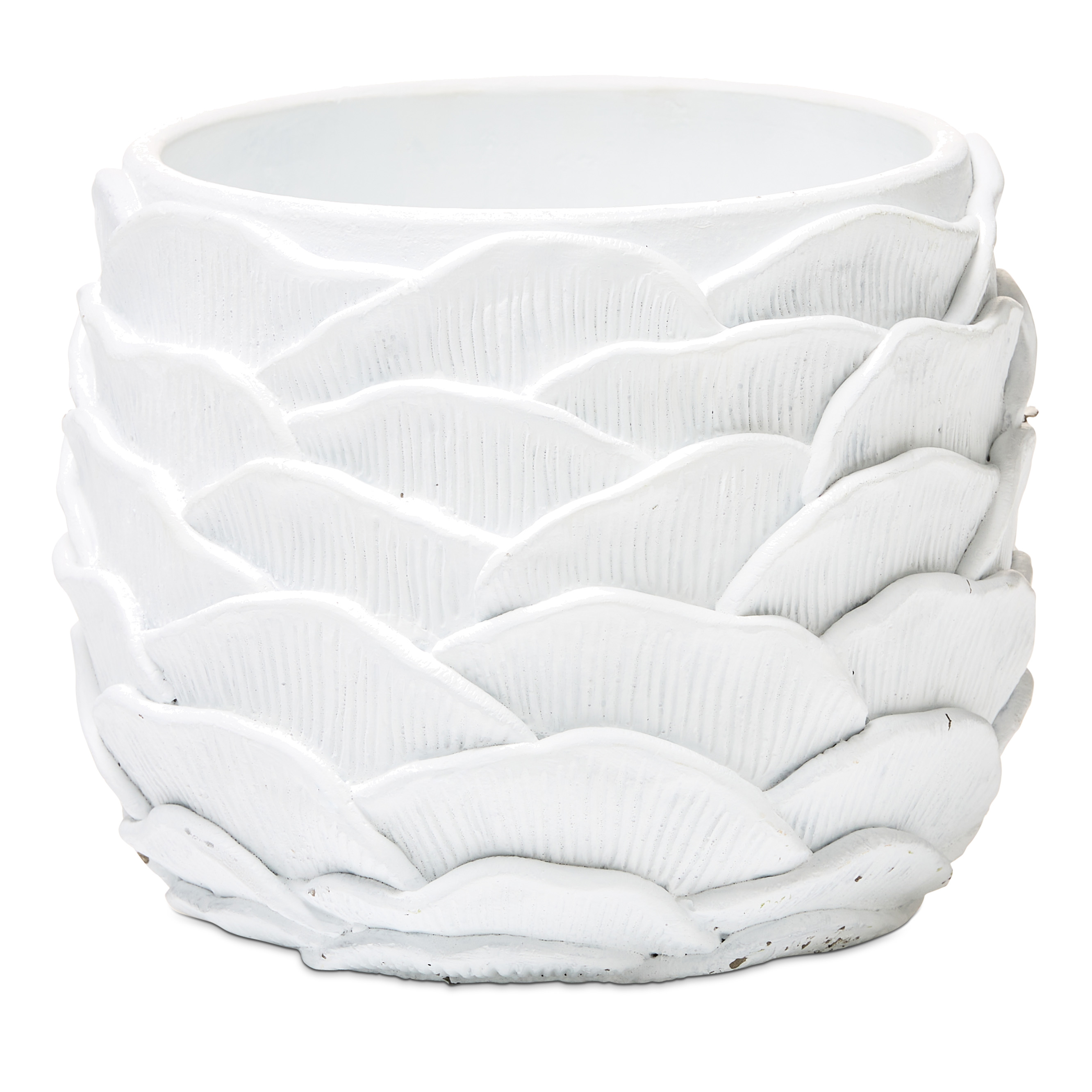 Oyster White Shell Pot | Adairs