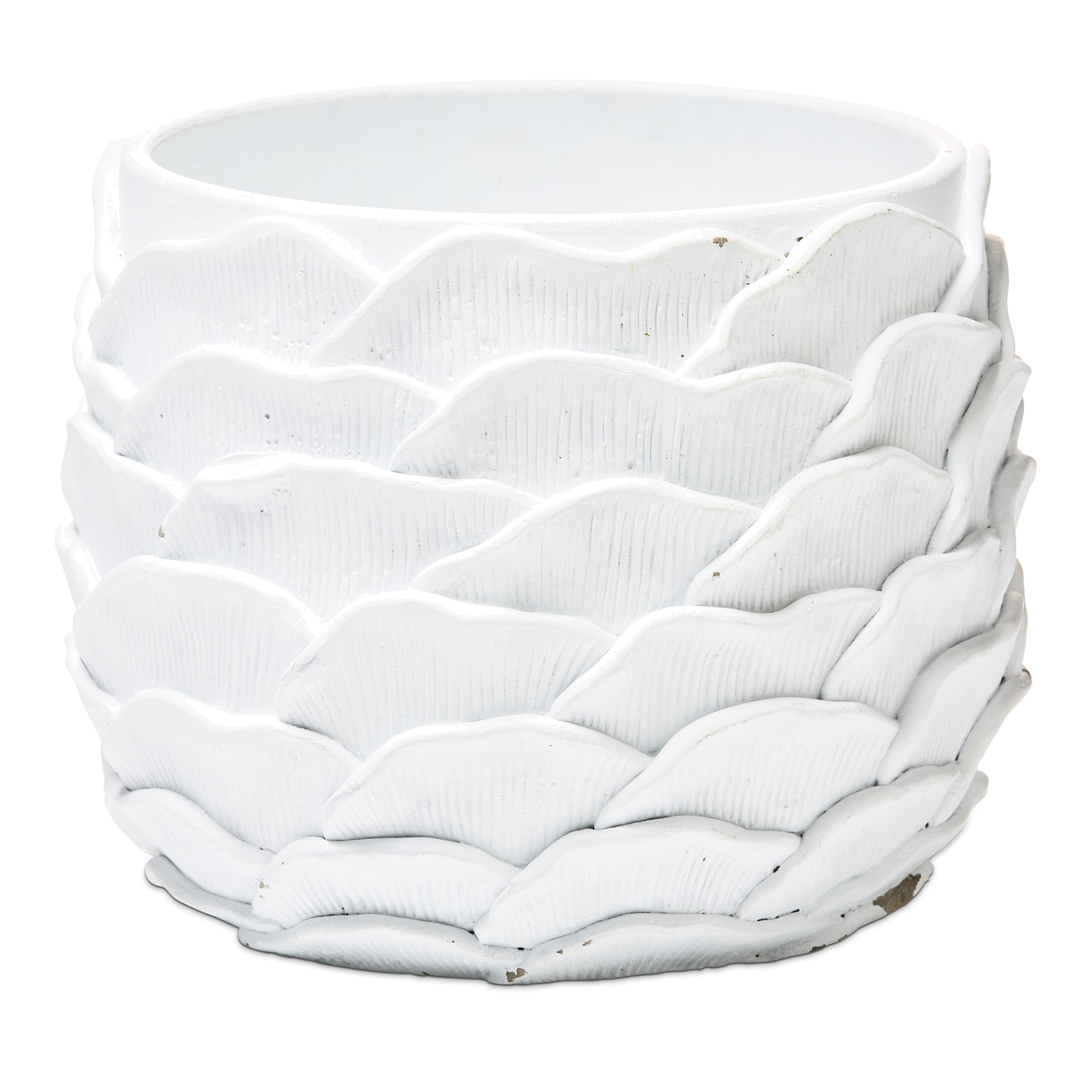 Oyster White Shell Pot | Adairs