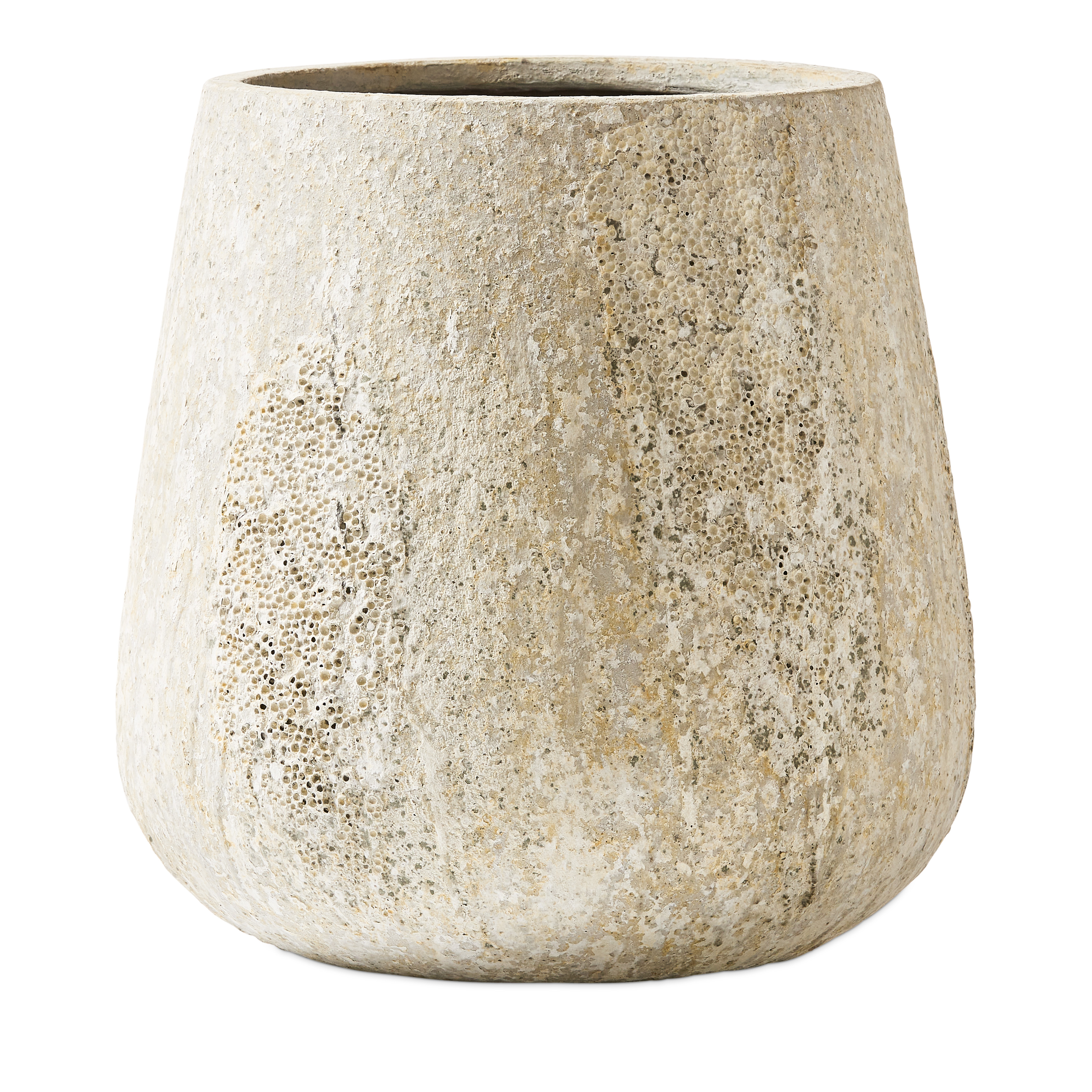 Odyssey Rustic Large White Pot | Adairs