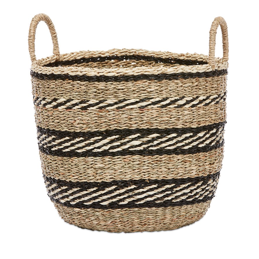 Sam Song Natural & Black Basket | Adairs