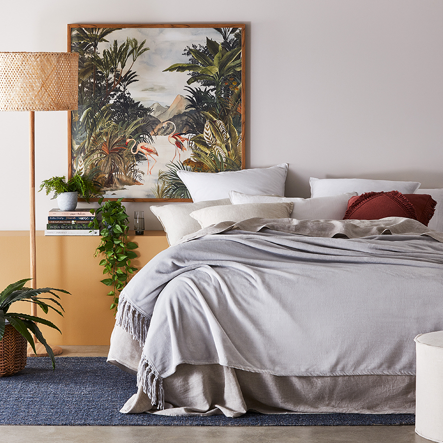 Supersoft Silver Blanket | Adairs