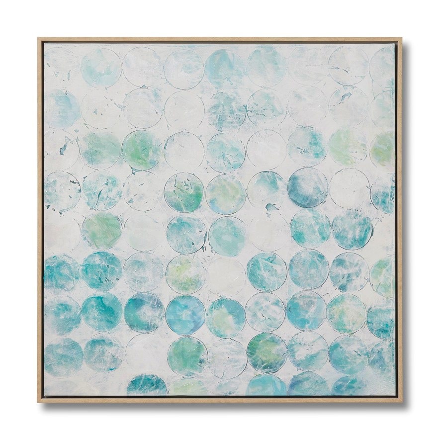 Bubble Mint Canvas | Adairs