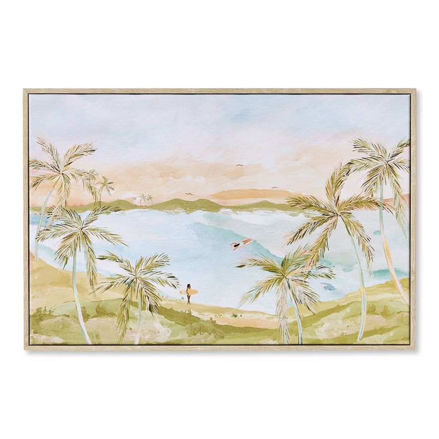 Ocean Breeze Surfing Canvas | Adairs