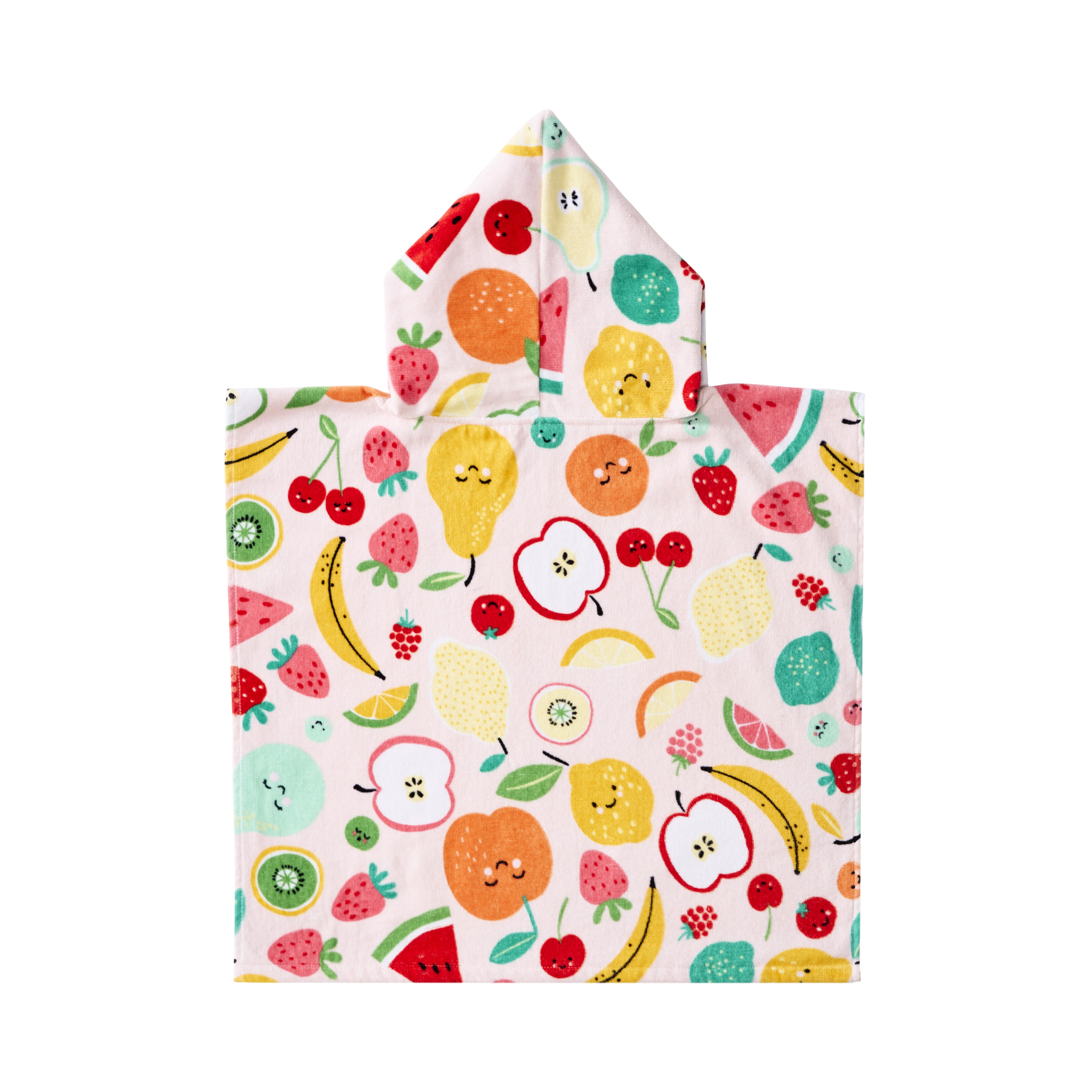 Adairs Kids - Feeling Fruity Multi Kids Hooded Towel | Adairs