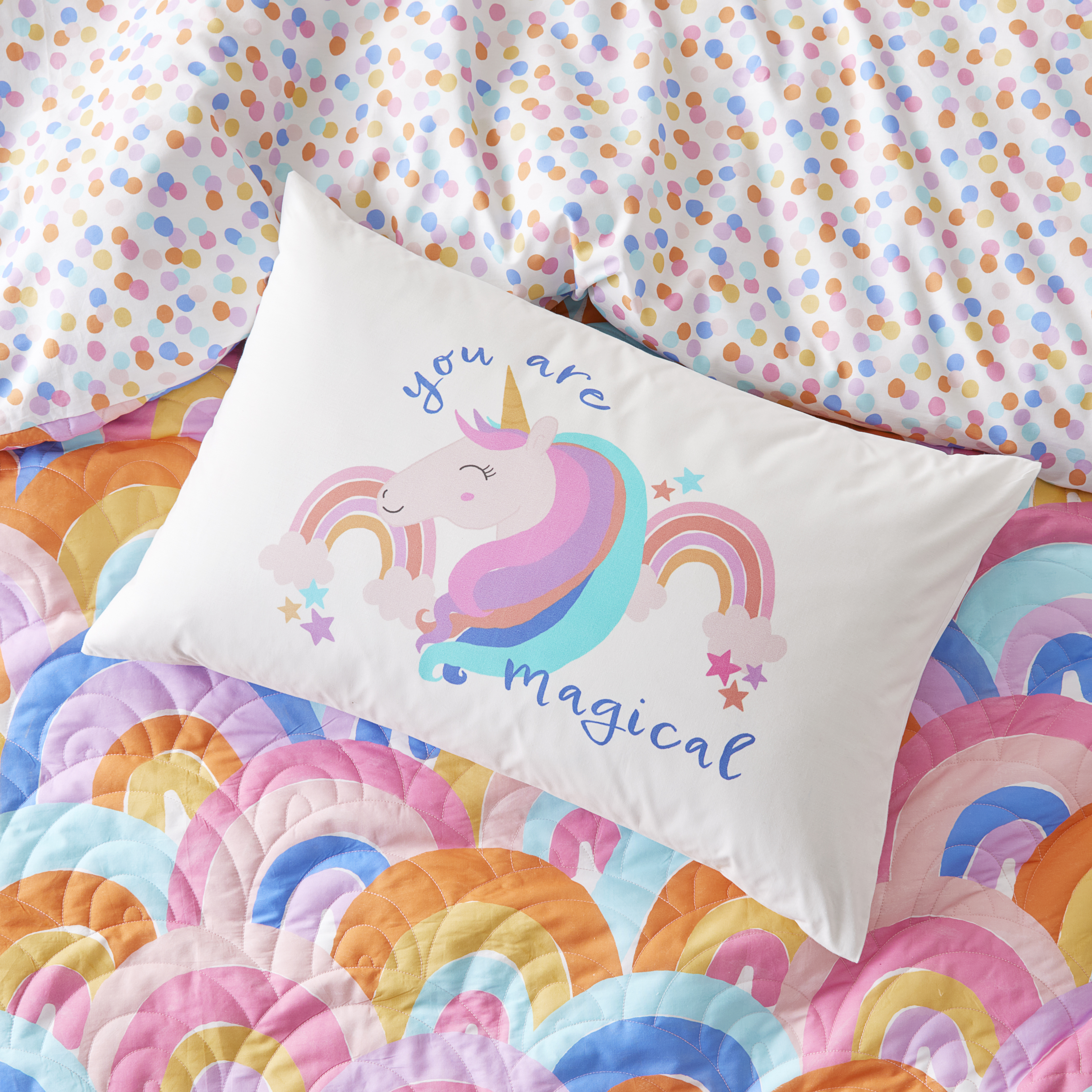 Adairs Kids - You are Magical Kids Text Pillowcase | Adairs