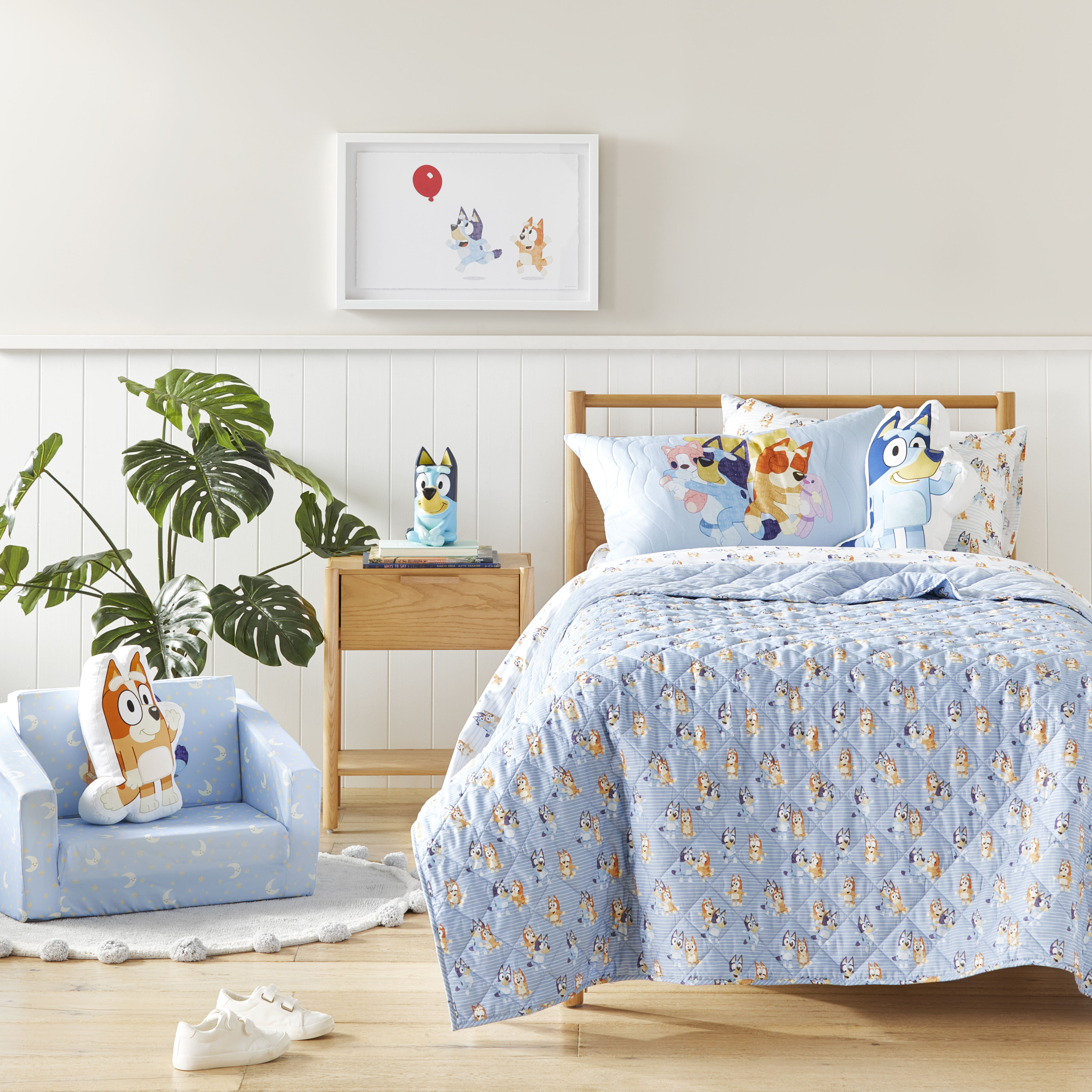 Adairs Kids - Bluey Cosy Corduroy Coverlet | Adairs