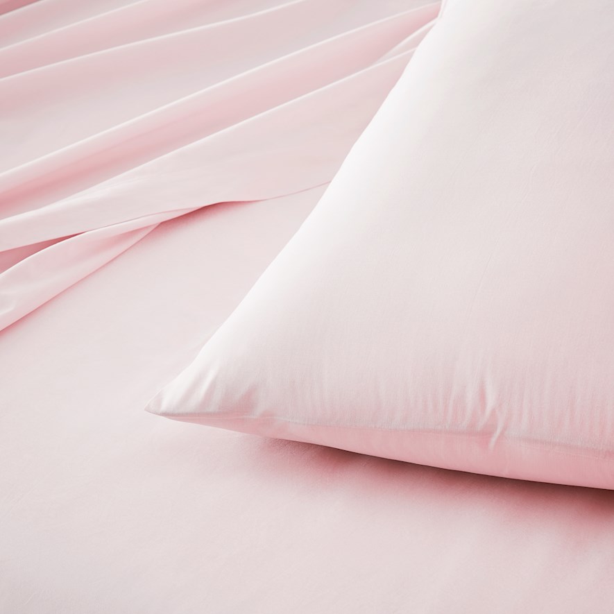 Adairs Kids - Dreamy Cotton Crystal Pink Sheet Set | Adairs