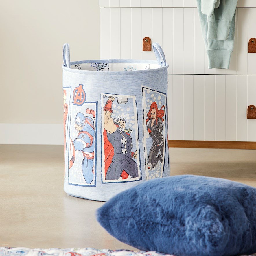Adairs Kids - Marvel Avengers Printed Basket | Adairs