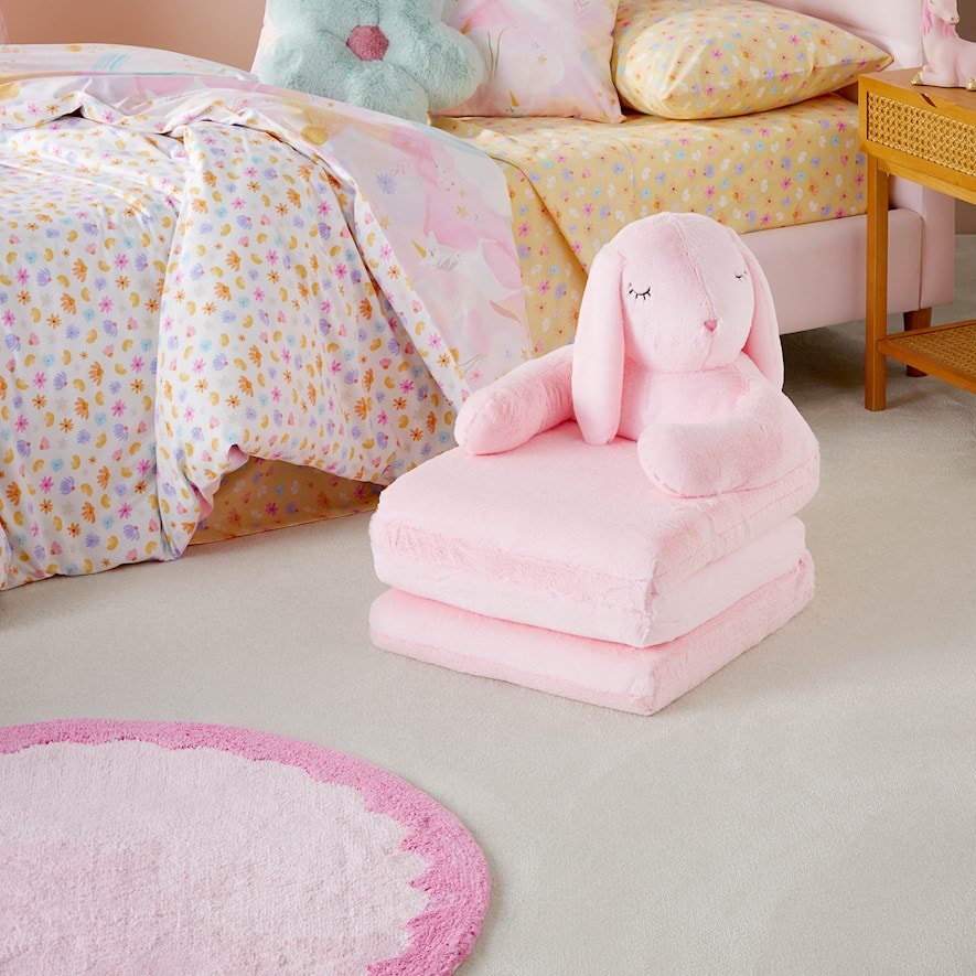 Adairs Kids - Bunny Flip Out Cuddle Buddy Chair | Adairs