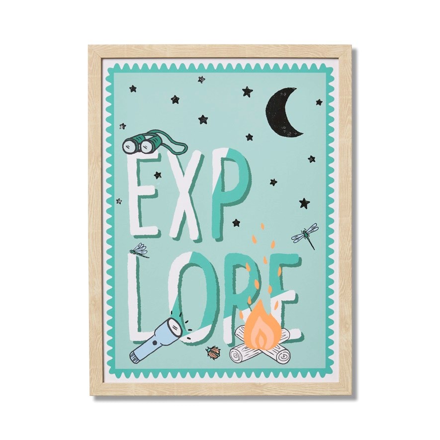 Adairs Kids - Explore Wall Art | Adairs