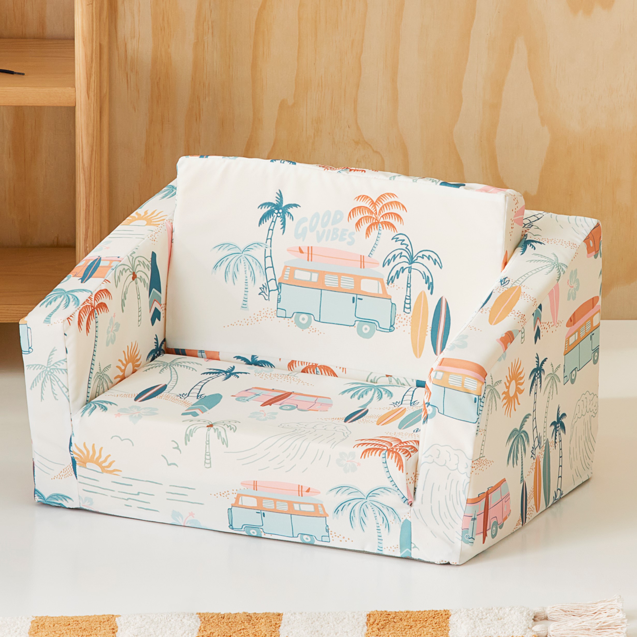 Adairs Kids - Summer Surf Flip Out Sofa | Adairs