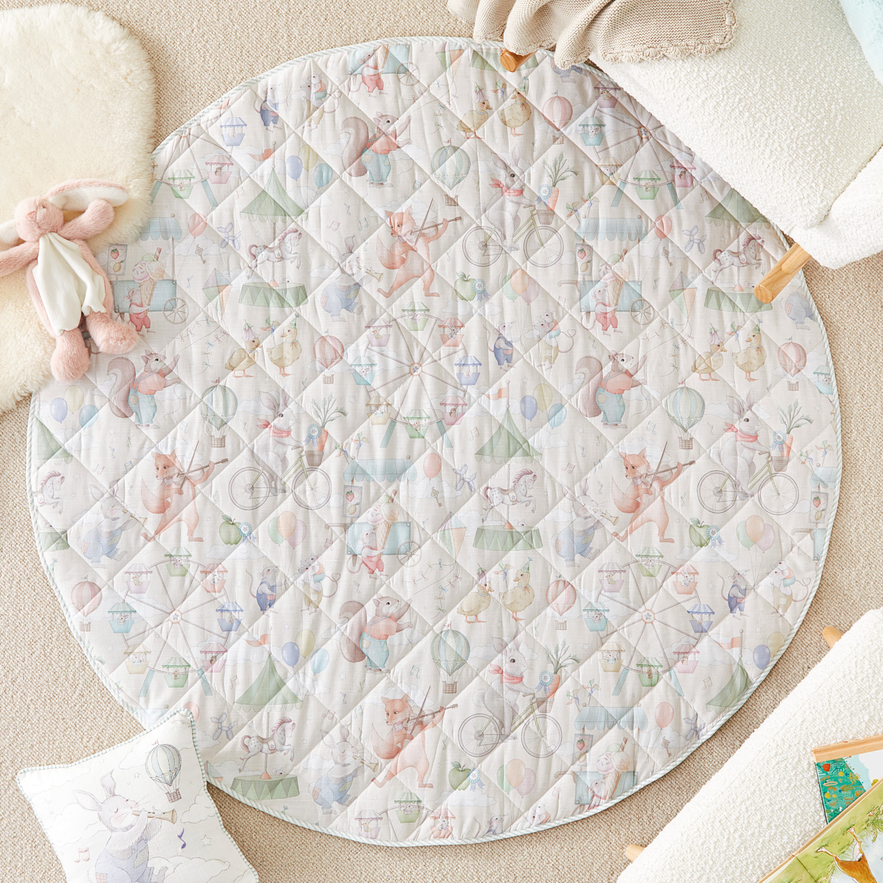 Fleur Harris Fairground Friends Playmat | Adairs