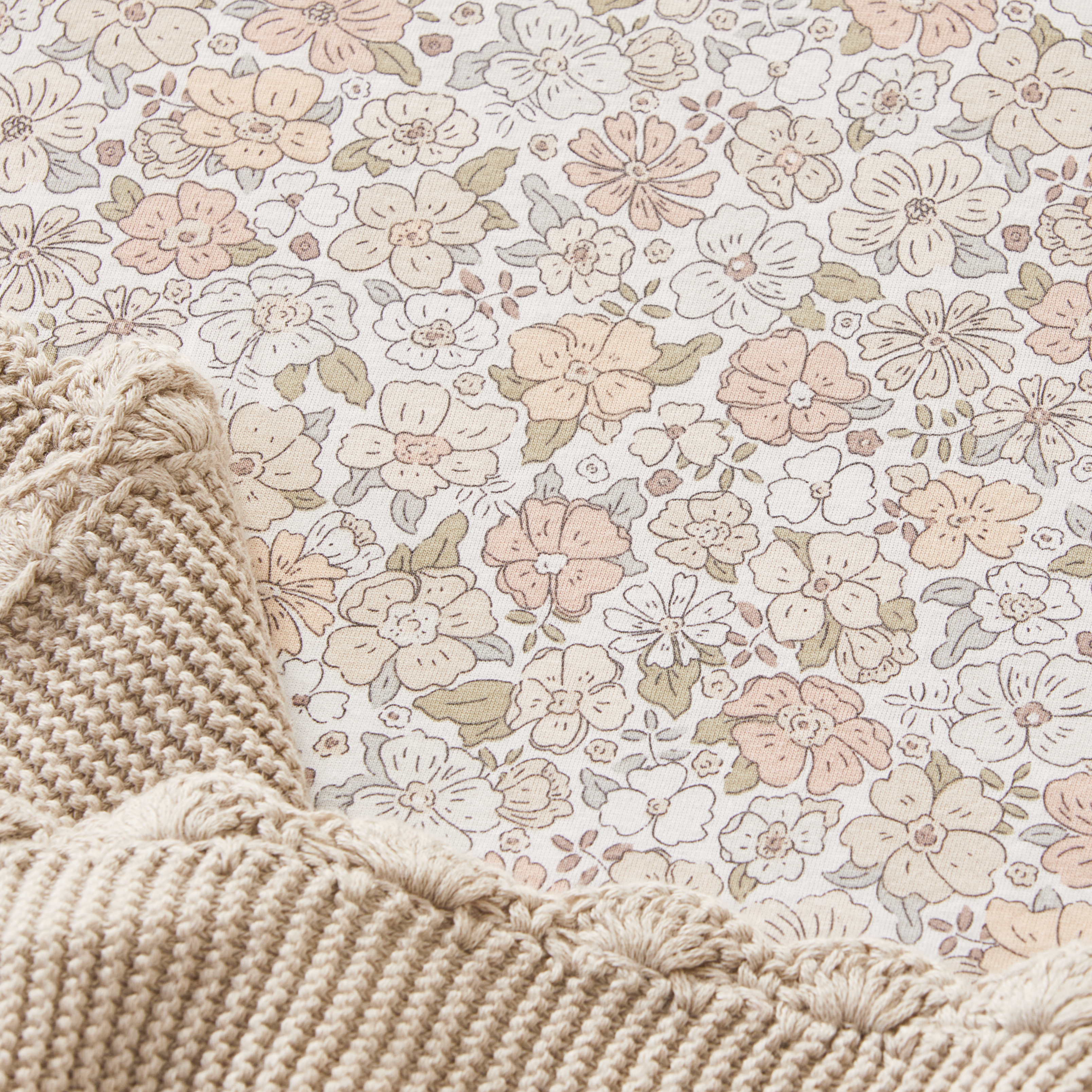 Adairs Baby - Vada Vintage Floral Pink Fitted Sheets Pack of 2 | Adairs