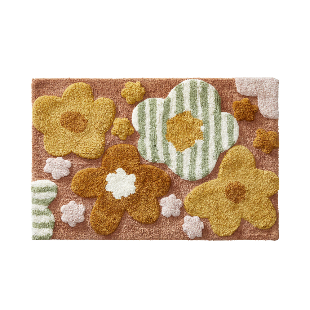 Poppy Earth Multi Bath Mat | Adairs