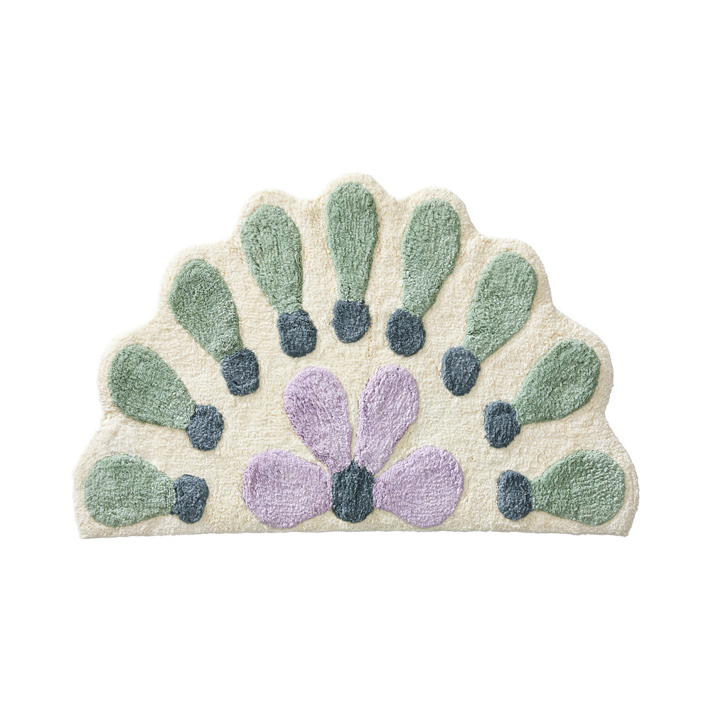 Clover Lilac Multi Bath Mat | Adairs
