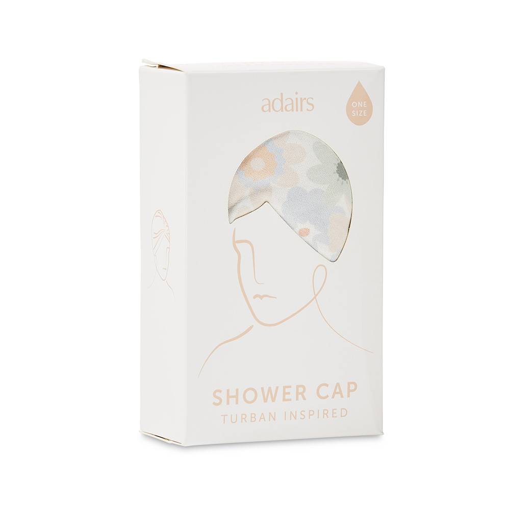 Printed Peachy Floral Shower Cap | Adairs