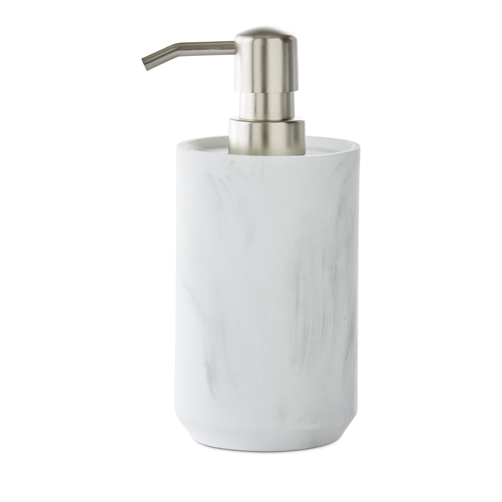 Mayfair Marble & Silver Bathroom Accessories | Adairs