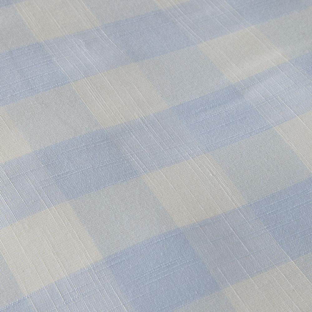 Casey Sky Blue Check Quilt Cover Set | Adairs