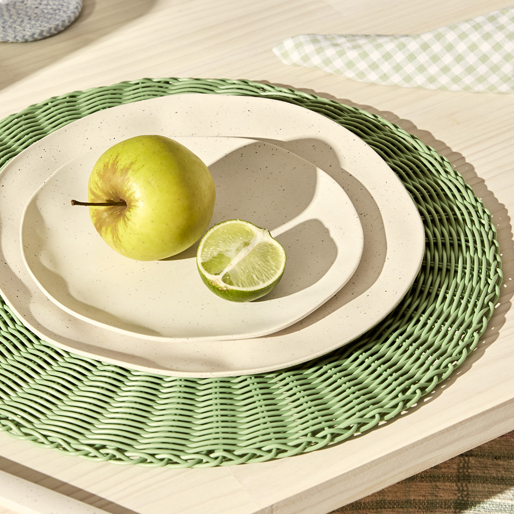 Tribeca Green Placemat 2 Pack | Adairs